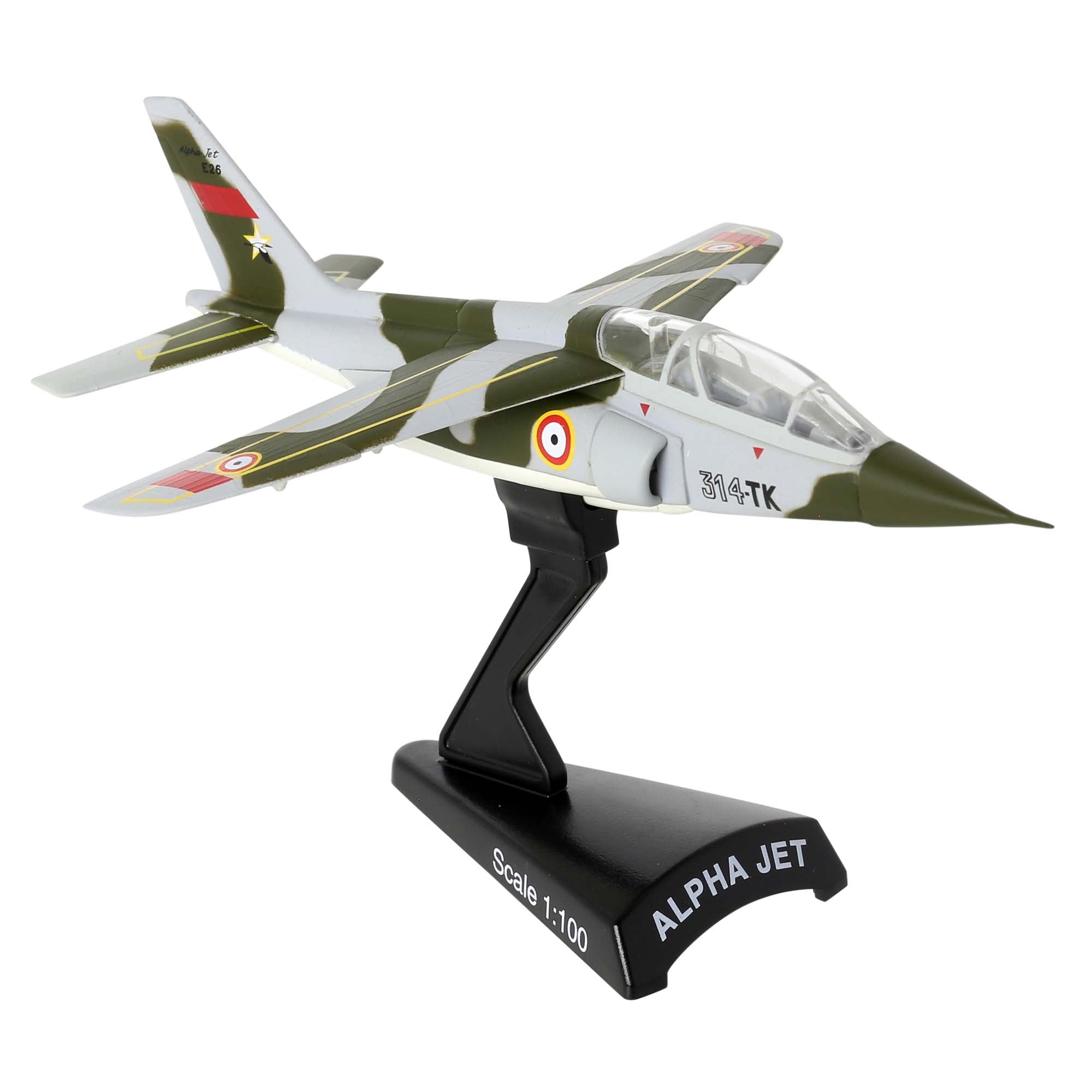 Alpha Jet model airplane - metal 1/100