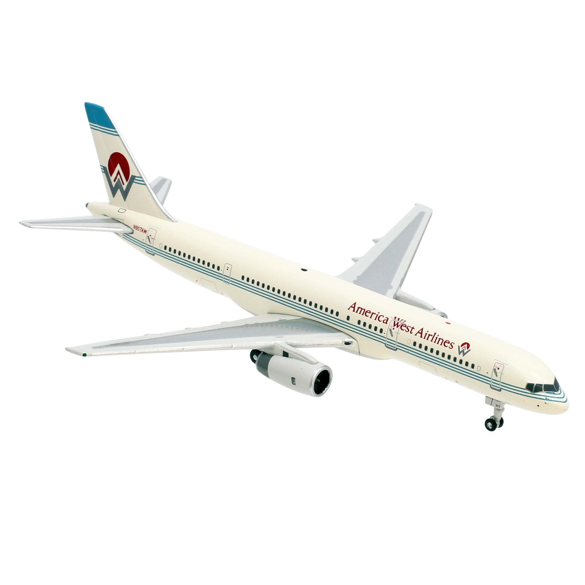 Maquette avion B757-200 America West (anciennes couleurs) - métal 1/40