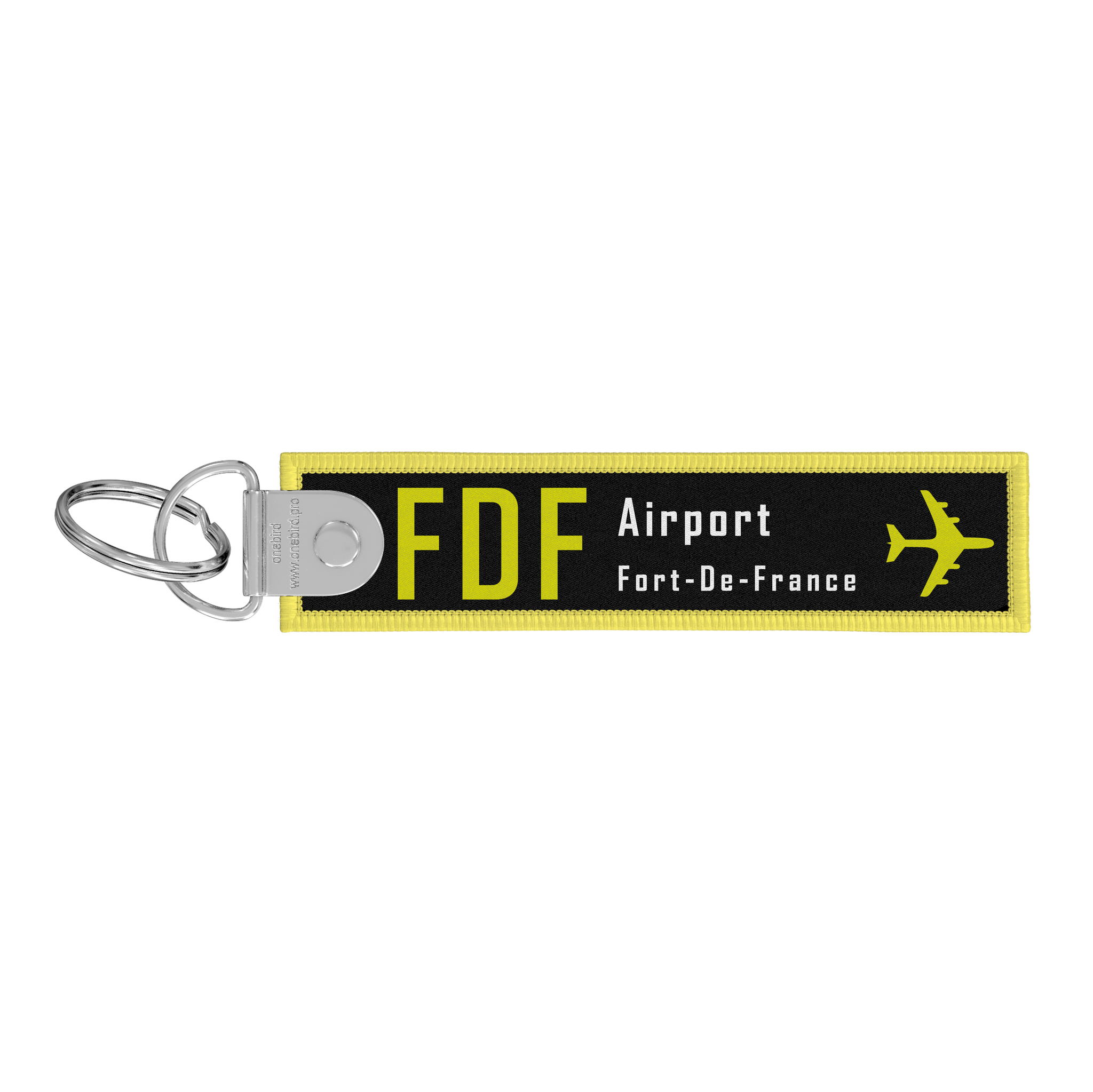 Flame key ring - Remove before flight - Airport code IATA - FDF - Fort