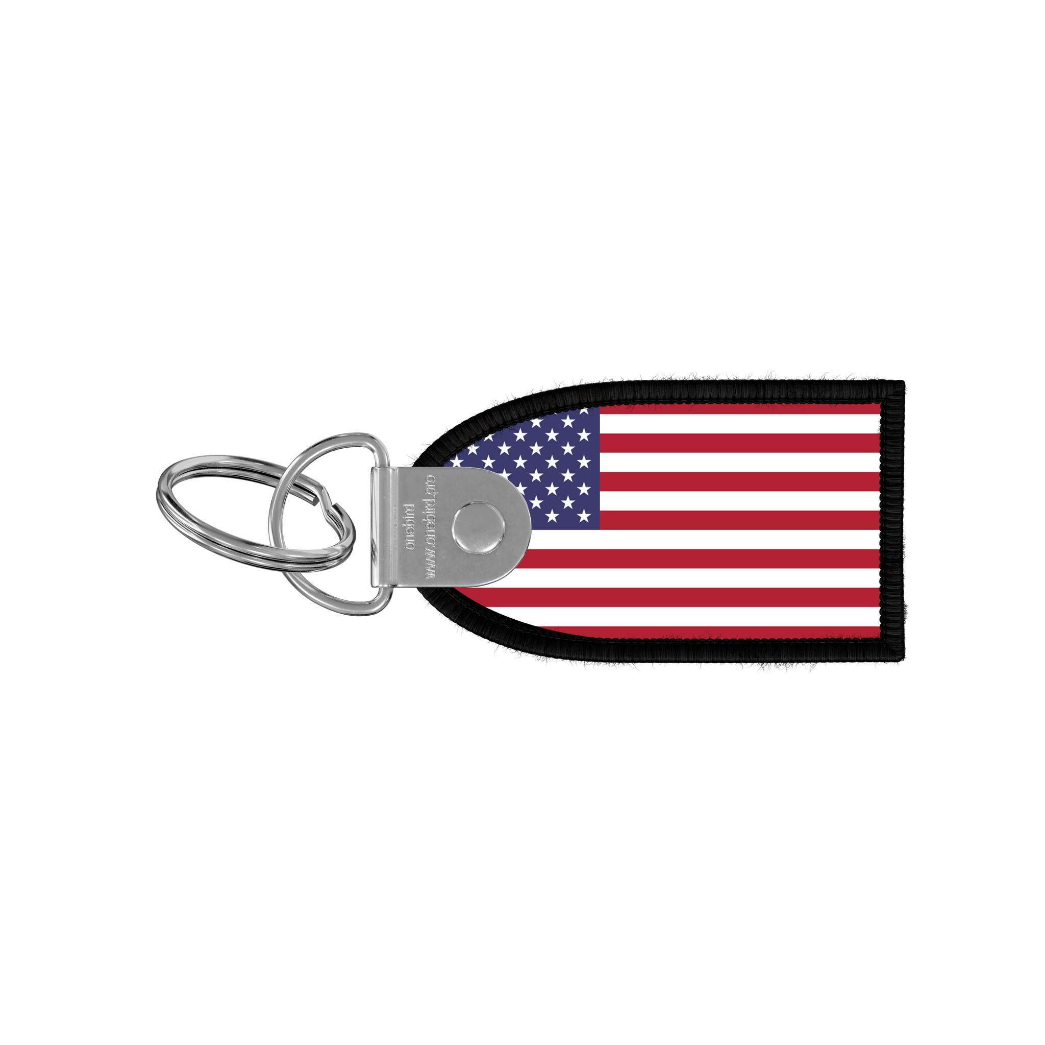 Flame key ring - Flag - USA