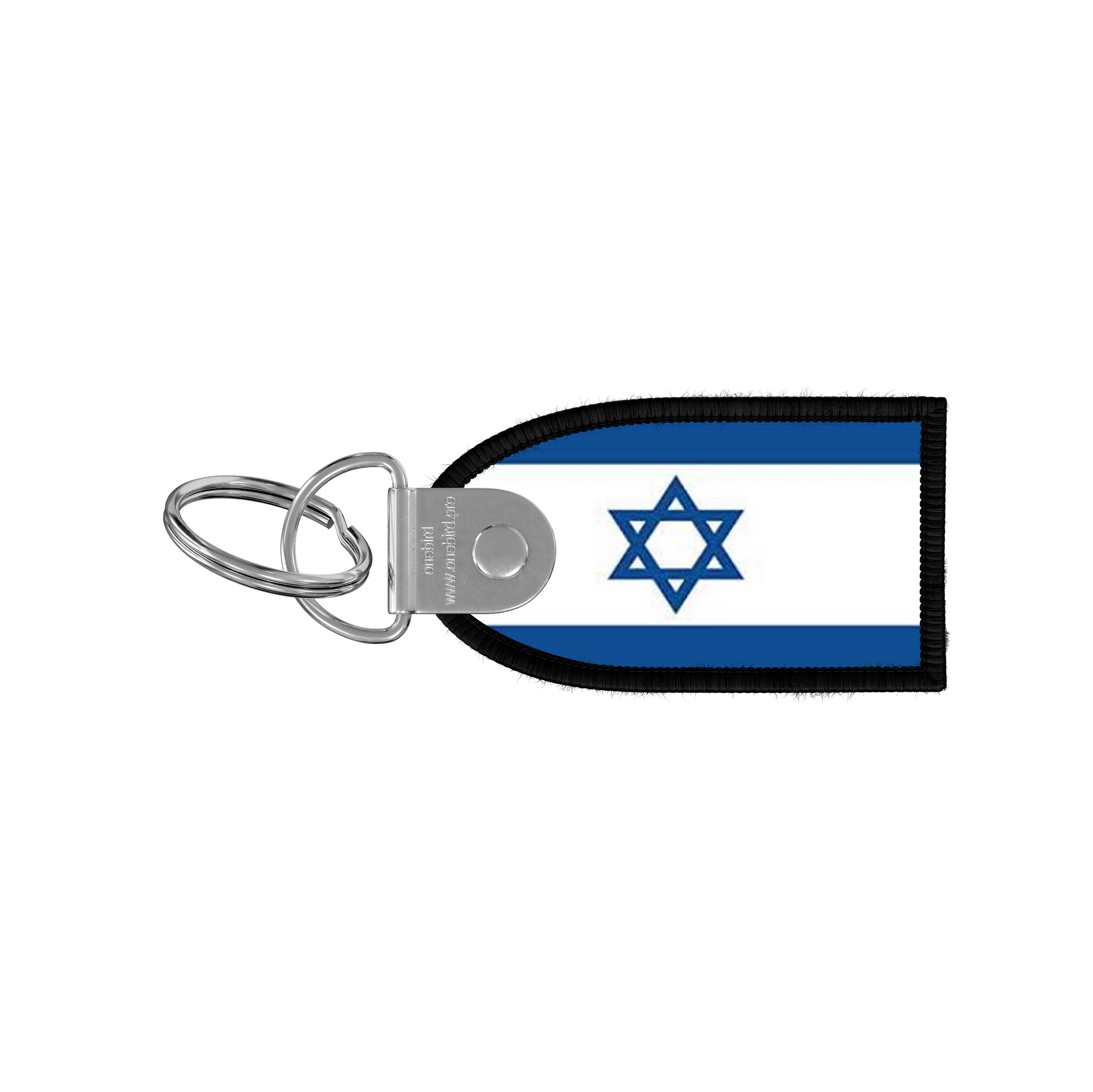 Flame key ring - Flag - Israel