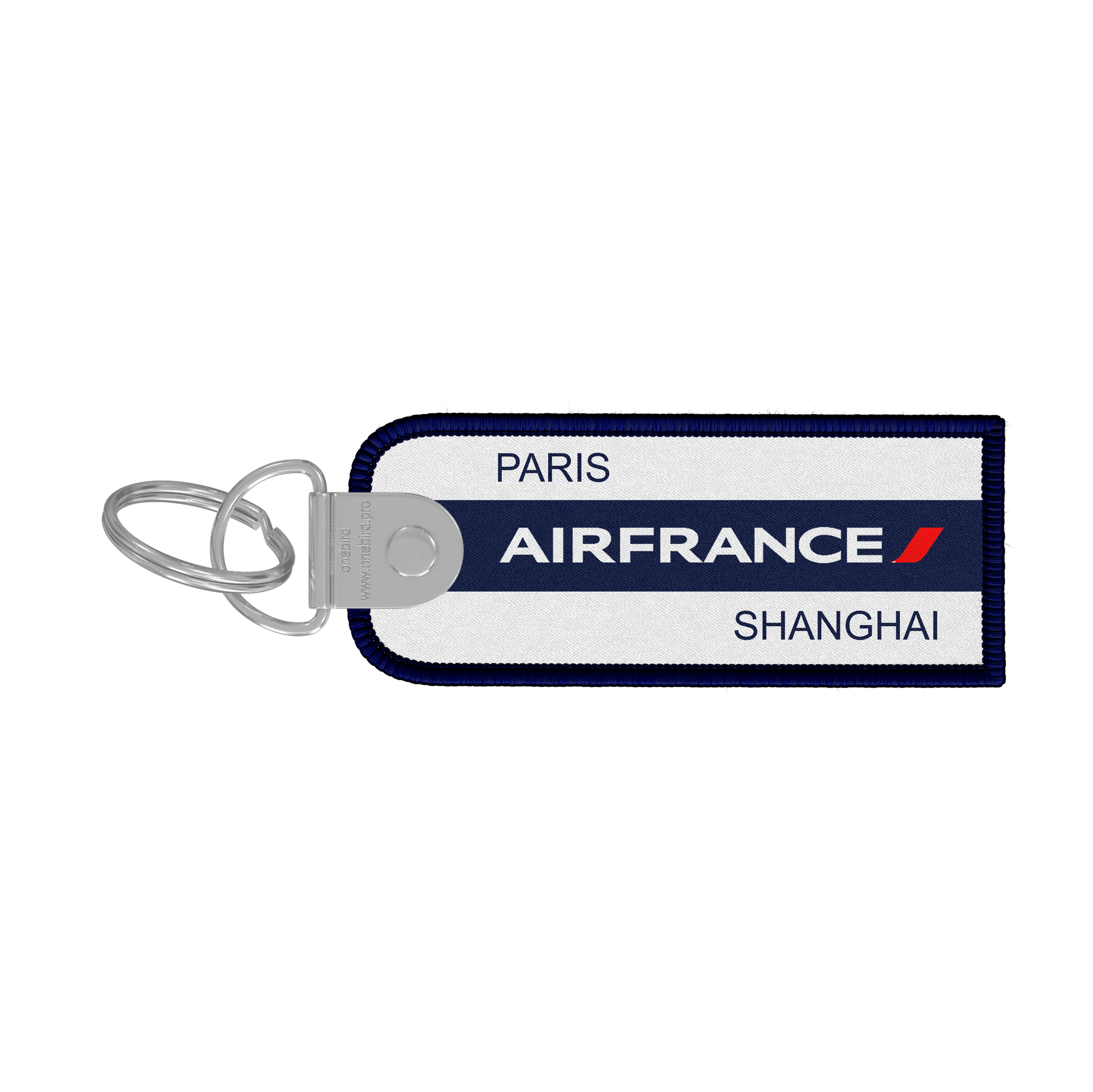 Flame key ring - Air France - Destination CDG Paris - PVG - Shanghai