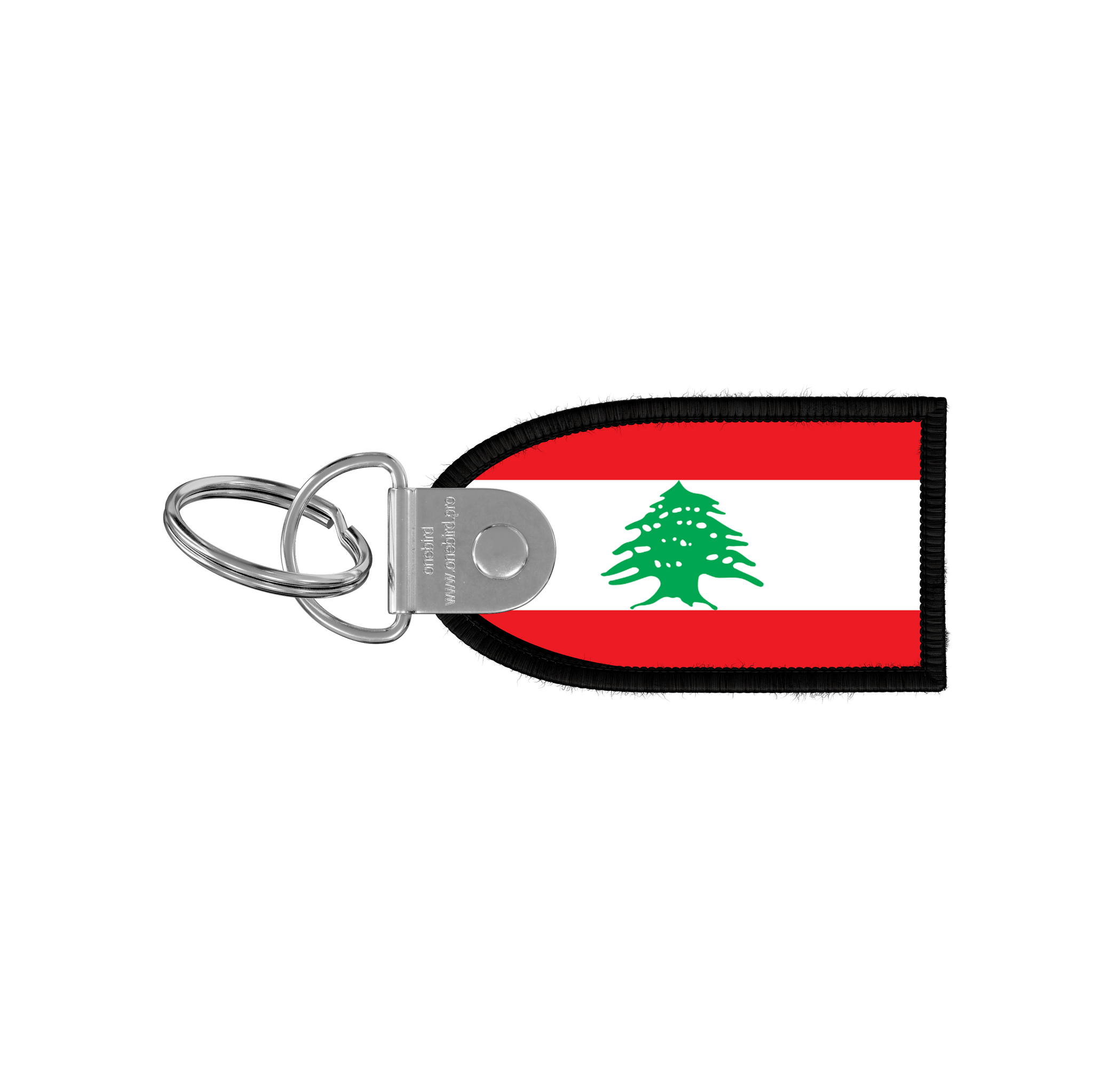 Flame key ring - Flag - Lebanon