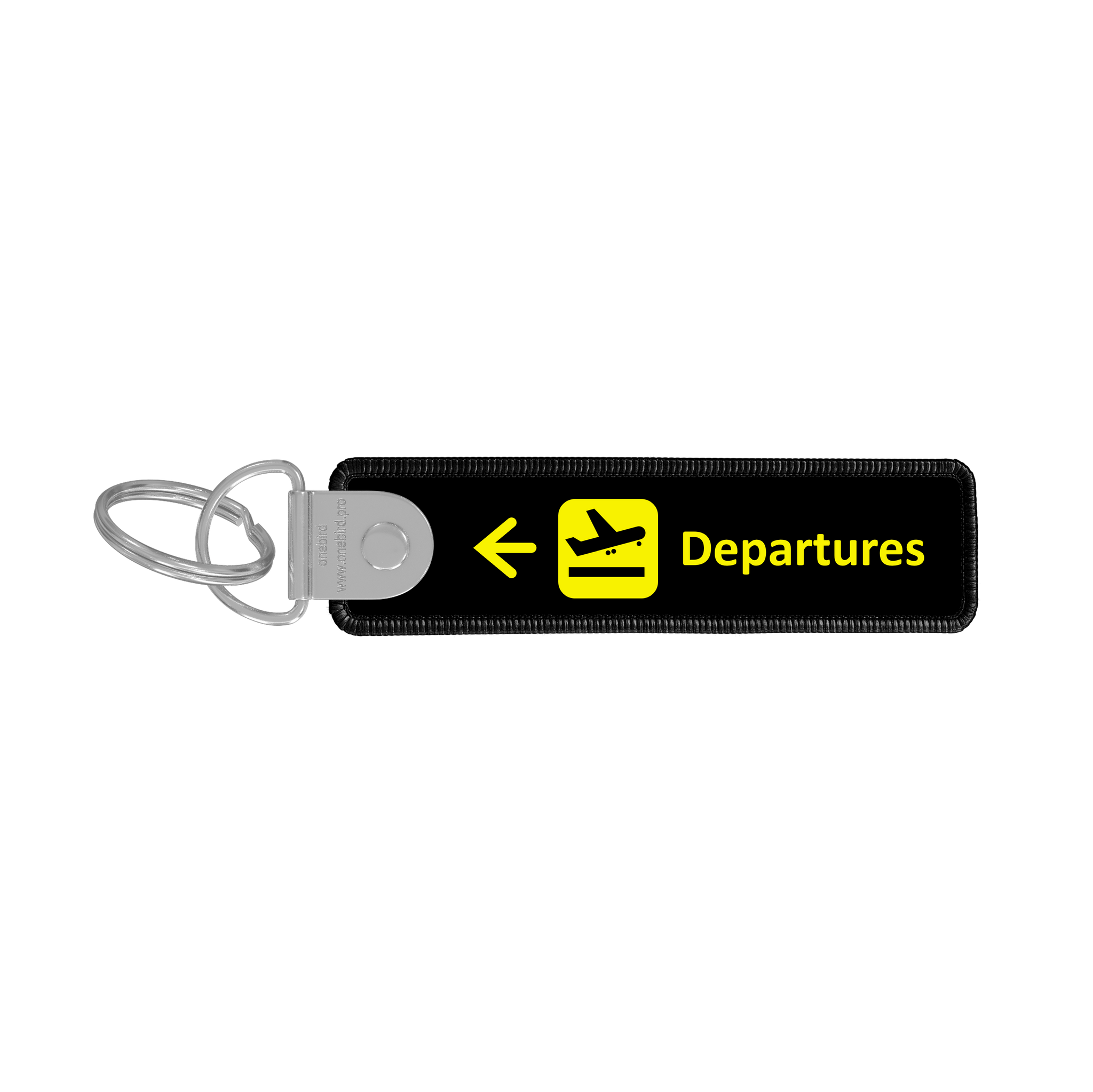 Flame key ring - Airport sign - Departures