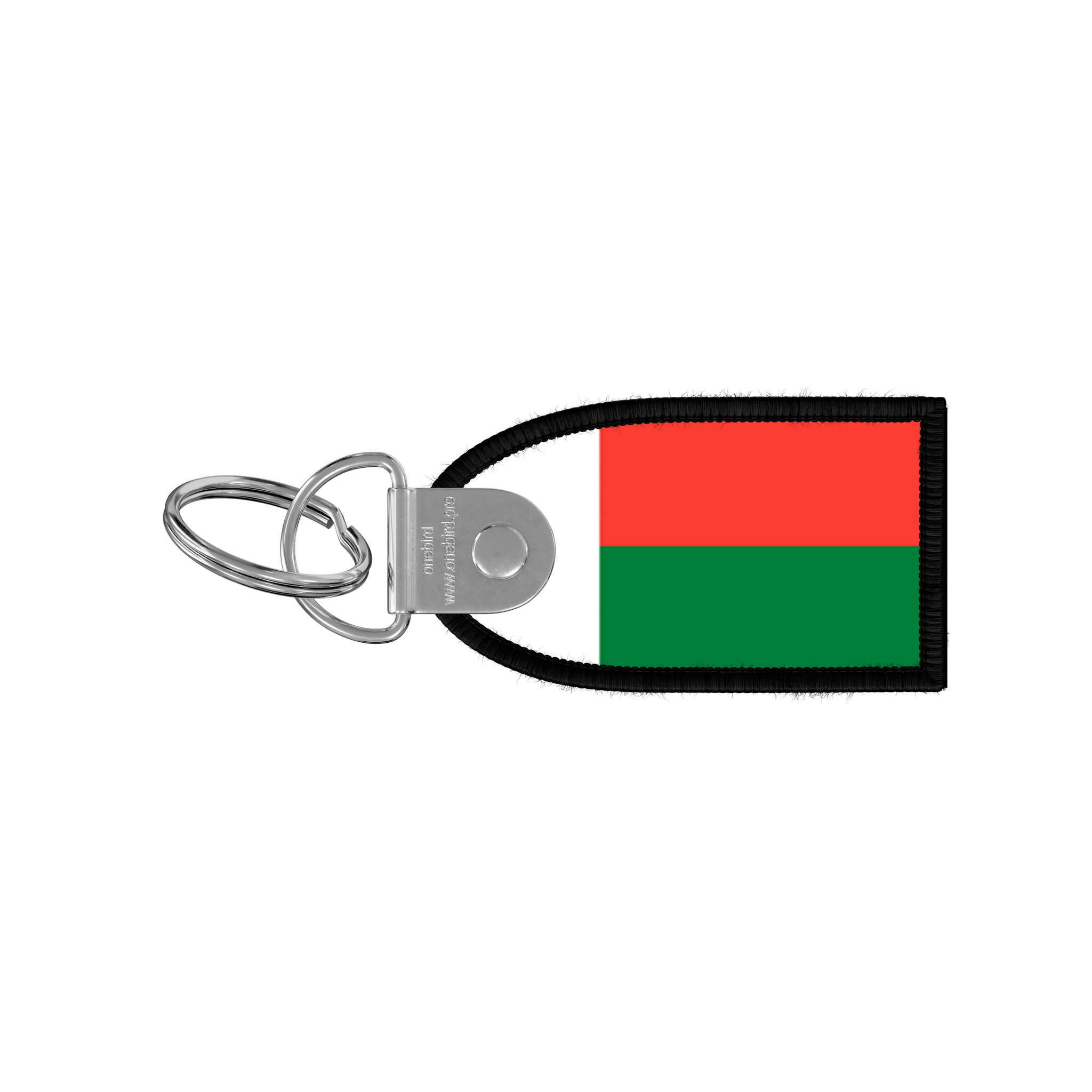 Flame key ring - Flag - Madagascar