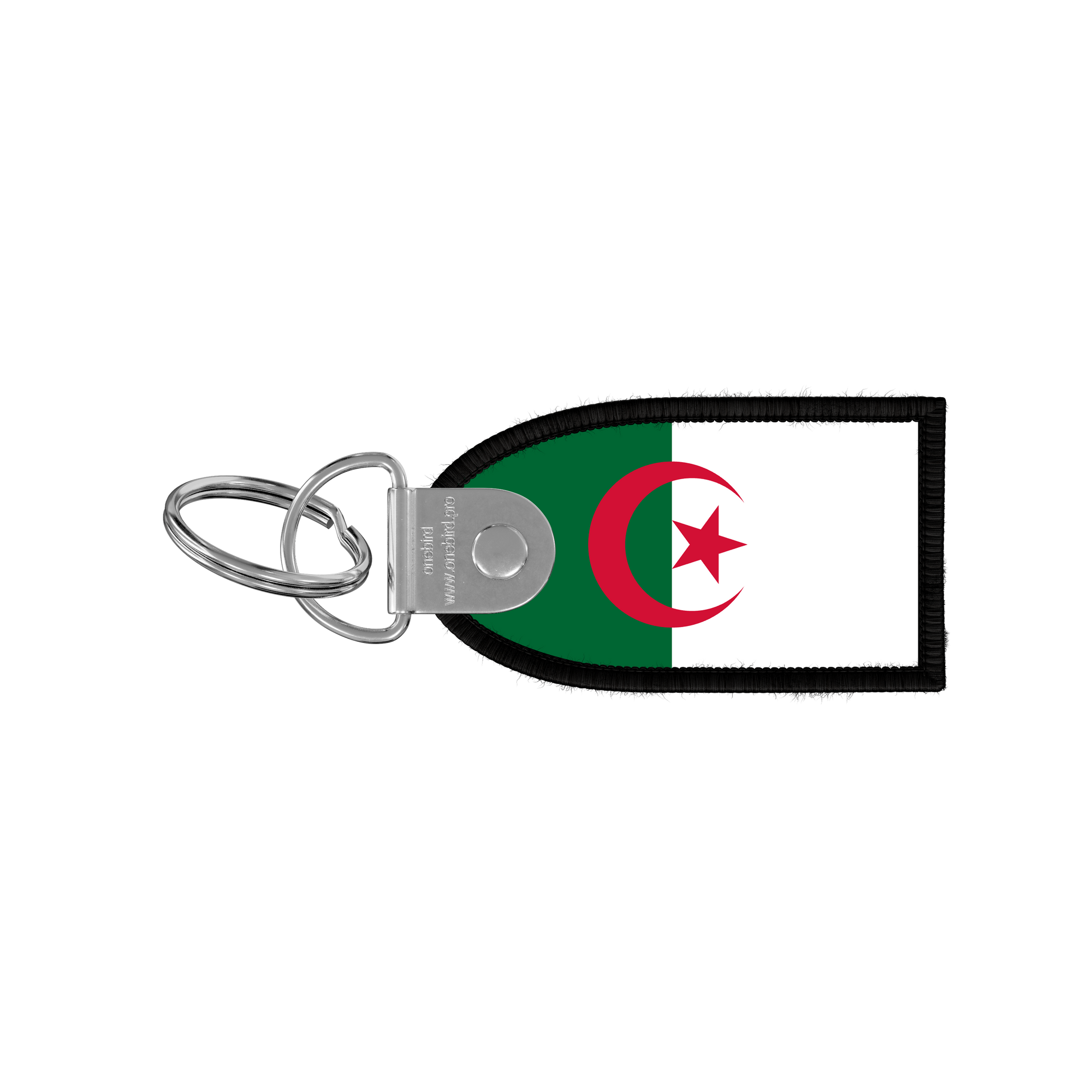 Flame key ring - Flag - Algeria