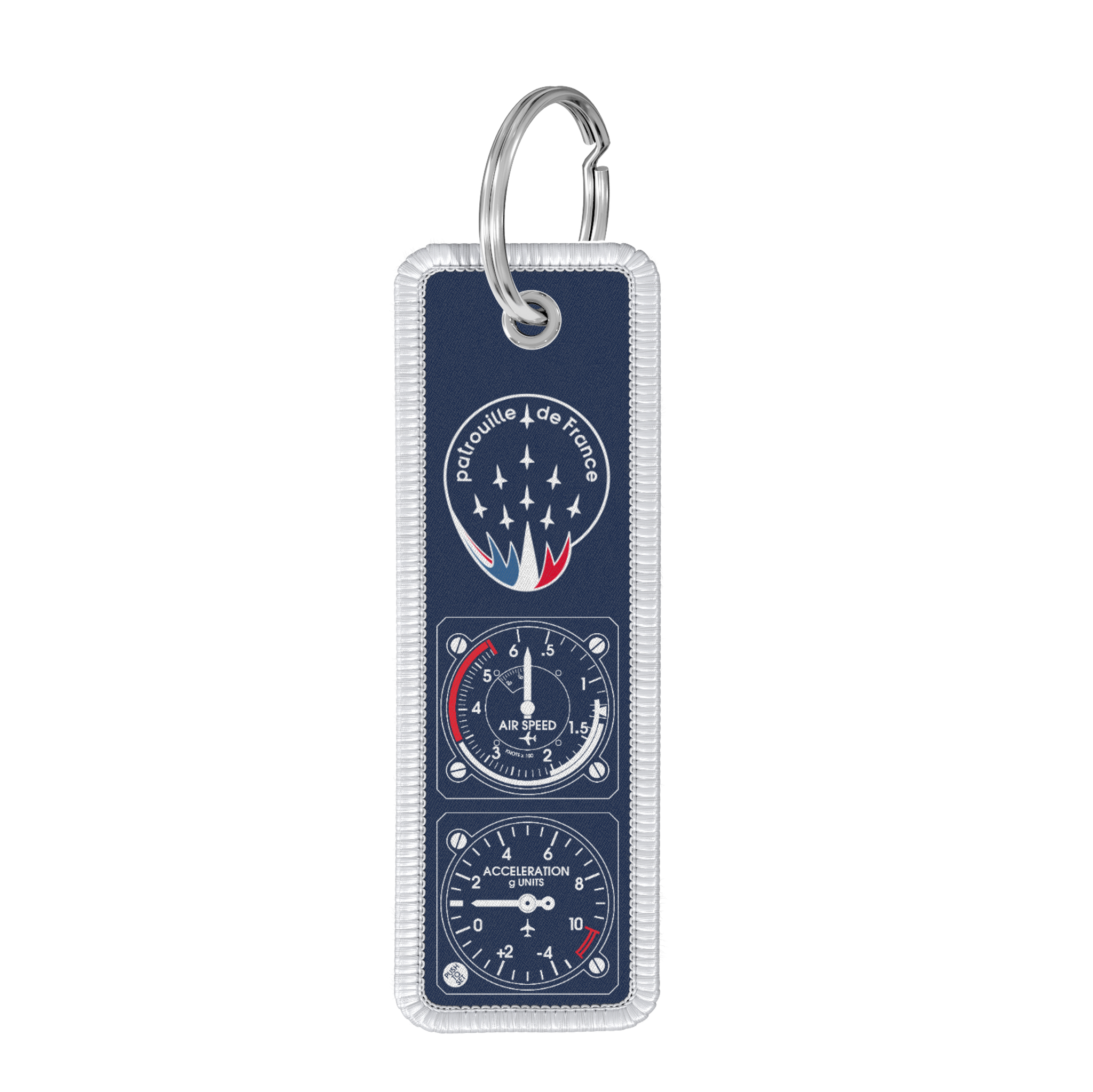 Flame key ring - Patrouille de France - Instruments